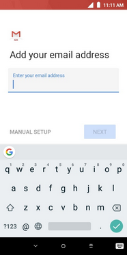 How to set up Bell email on my Alcatel smartphone