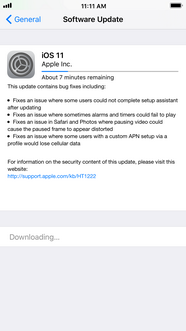 How to update the software on my Apple iPhone 6 wirelessly