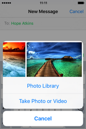 How to send text messages and multimedia messages on my Apple iPhone 4S