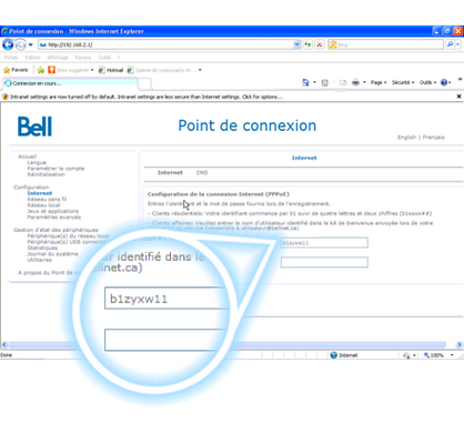 Comment mettre à jour mon nom d'utilisateur et mot de passe de Bell ...