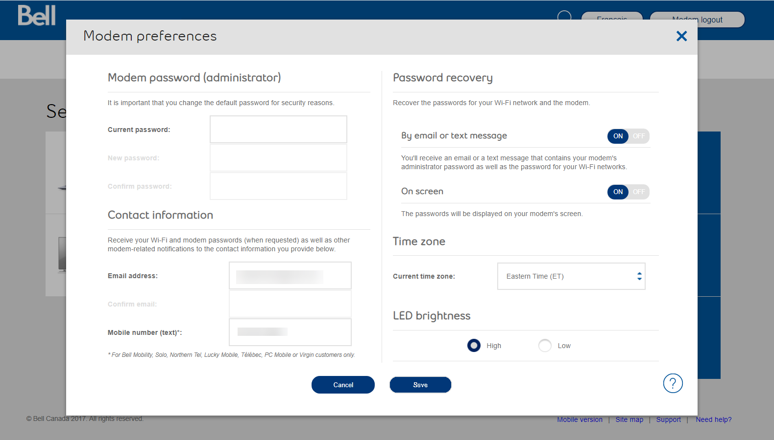 How To Set Up Password Recovery On My Home Hub 4000 Modem