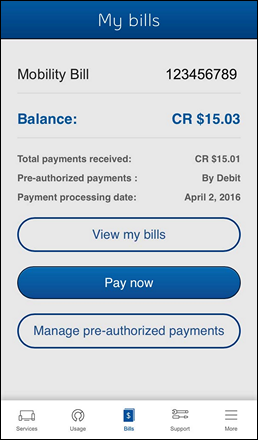 How to view my bill as a PDF with the MyBell app