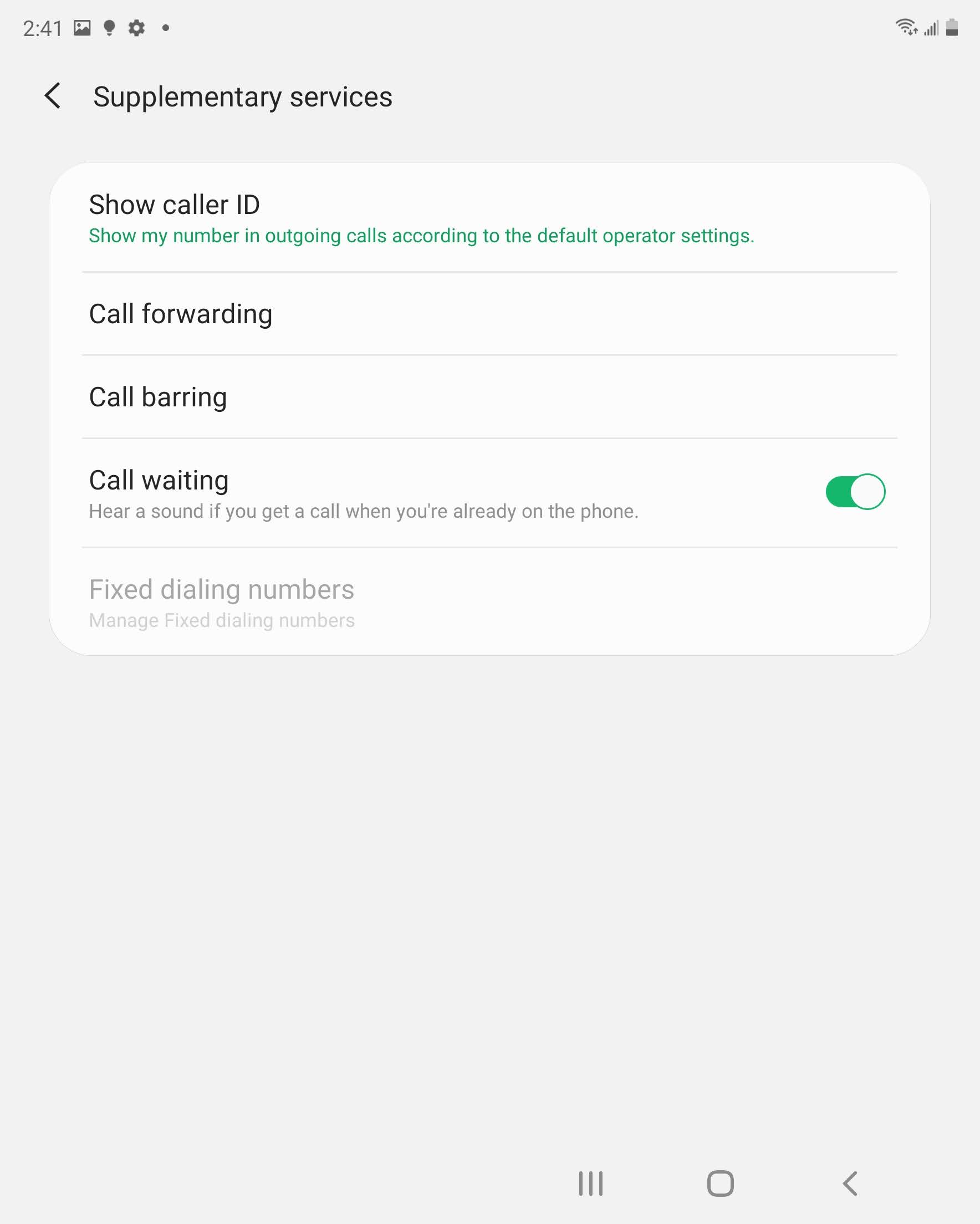 How to use call forwarding on my Samsung Fold series smartphone