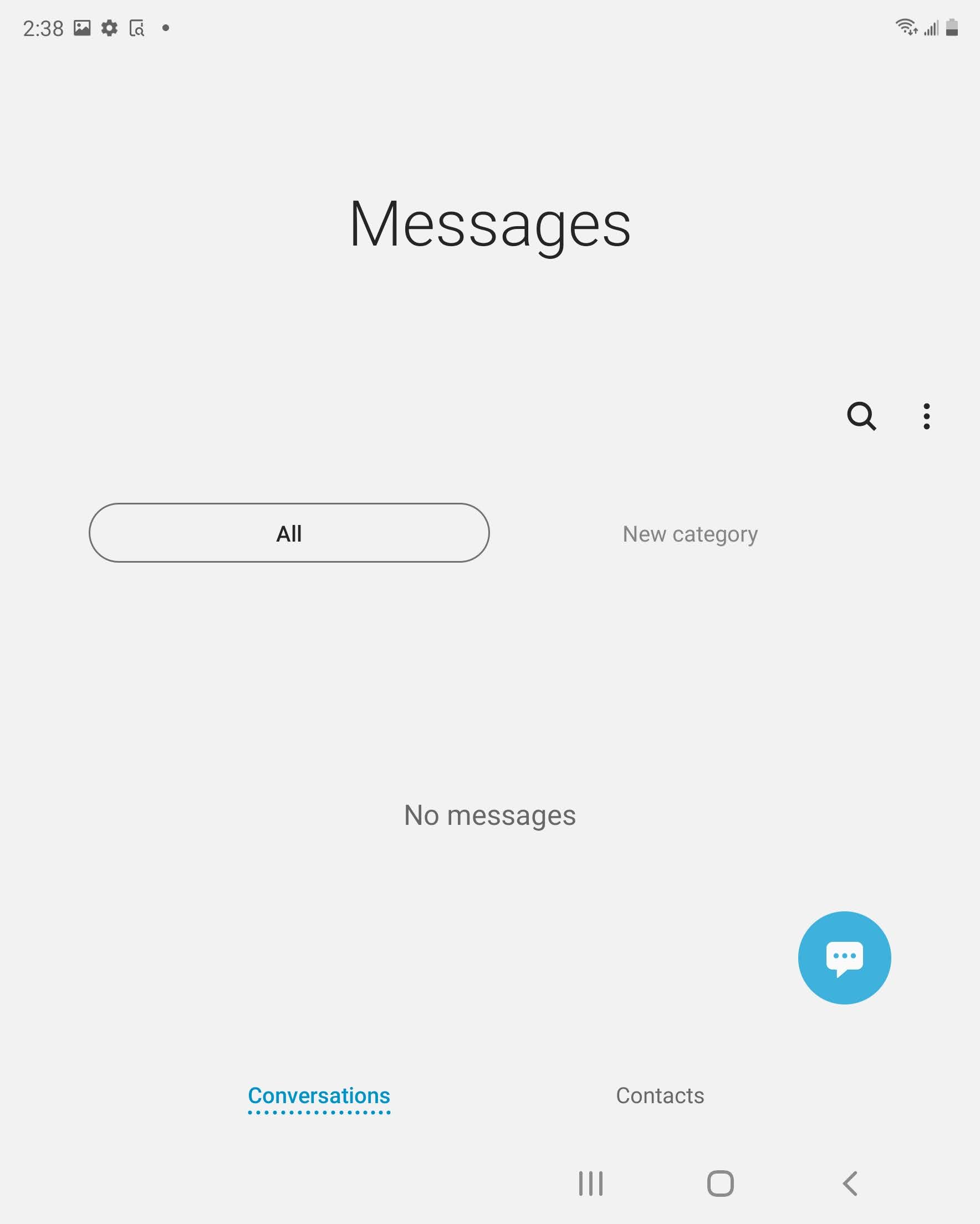 How to send text messages and multimedia messages on my Samsung Fold ...