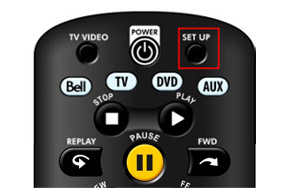 How to program my Bell Fibe TV Nova remote : Quick programming instructions